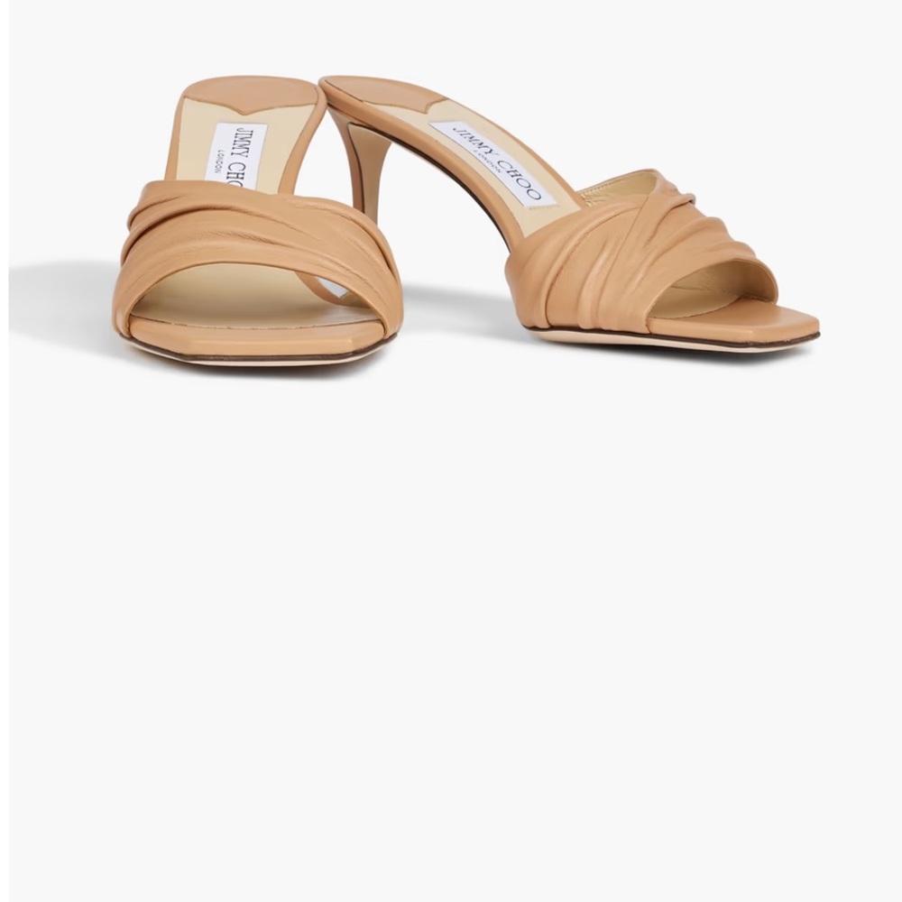 Jimmy Choo Basil Mule Heels - Gem